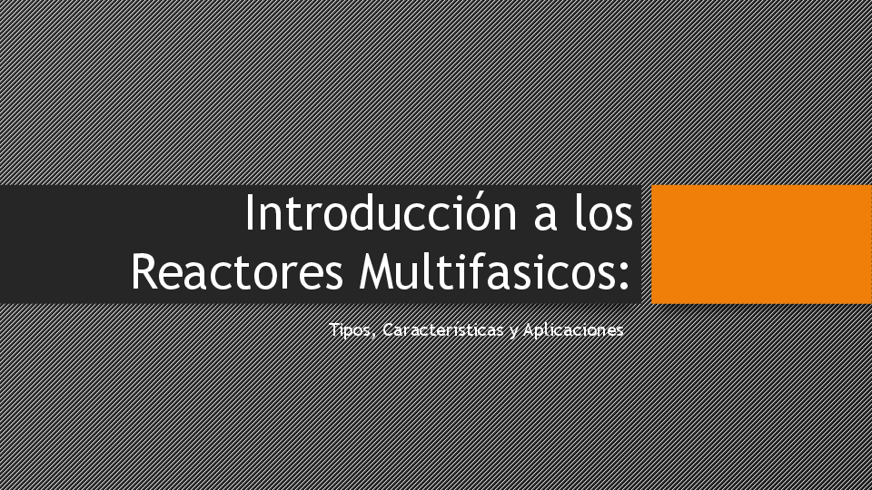 (PPT) Reactores Multifasicos