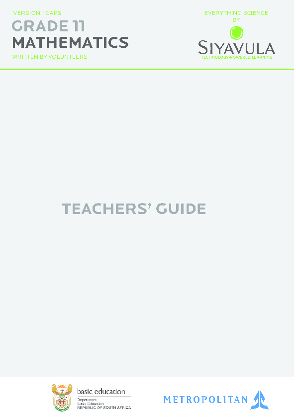 (PDF) Maths Gr11 TG