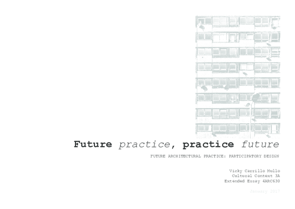(PDF) Future practice, practice future