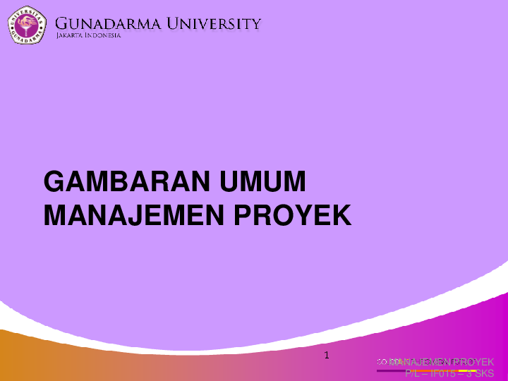 (PDF) GAMBARAN UMUM MANAJEMEN PROYEK