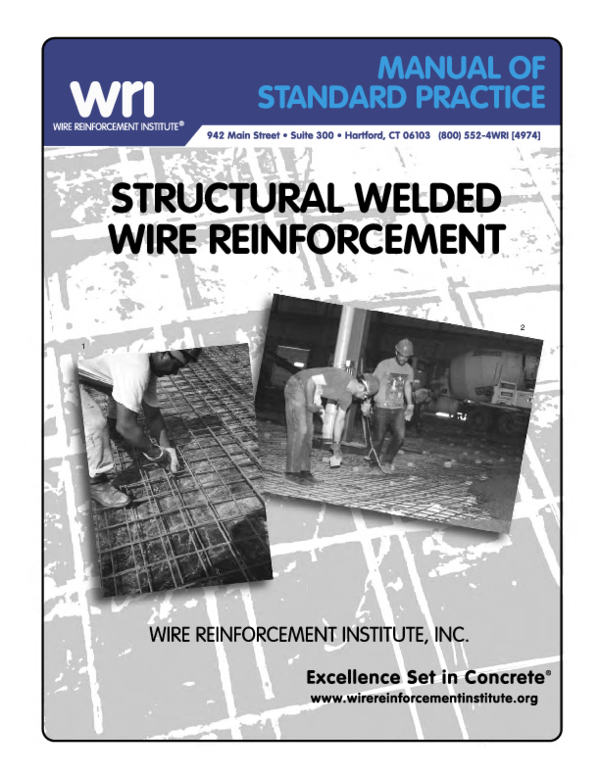 (PDF) WRI Manual of Standard Practice