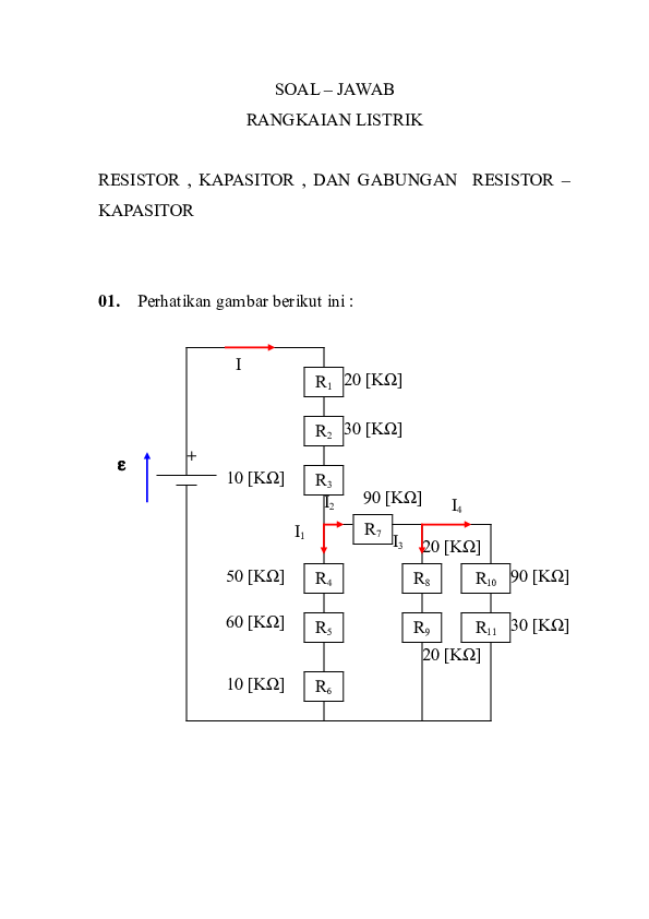 (DOC) Listrik - resistor dan kapasitor
