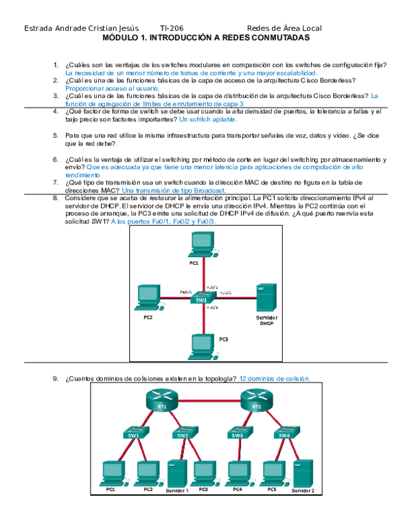 (DOC) MÓDULO 1. INTRODUCCIÓN A REDES CONMUTADAS