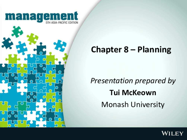 (PDF) Chapter 8 – Planning