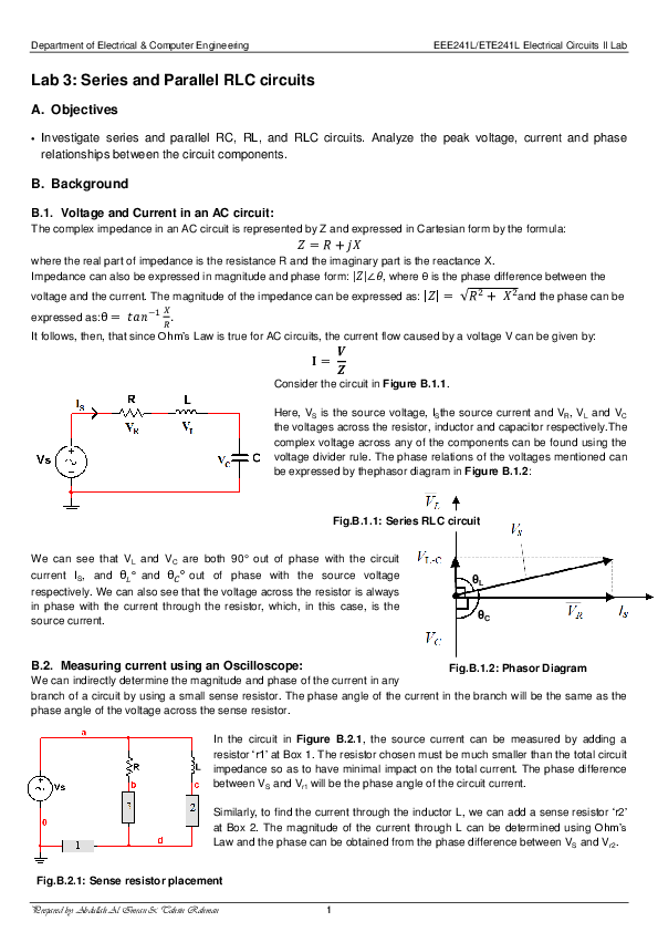 Sources Of Error In Series And Parallel Circuits Lab Wiring Diagram