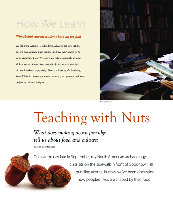 (PDF) Teaching with Nuts: What does making acorn porridge tell us about ...