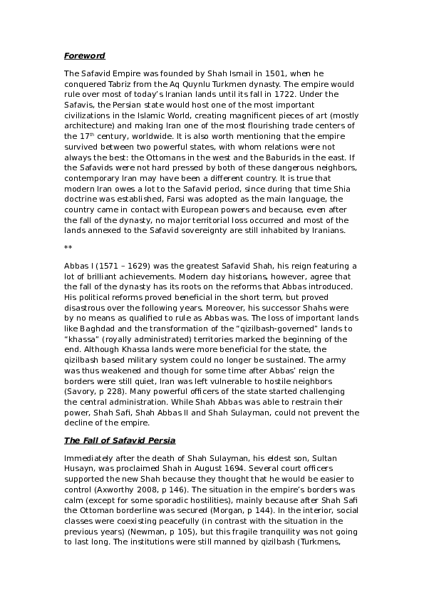 (DOC) The fall of the Safavids.doc