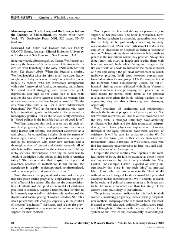 (PDF) Misconceptions: truth, lies, and the unexpected on the journey to ...