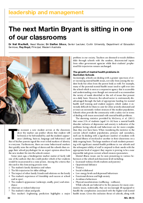 (PDF) AEL 39 (1) 32 leadership and management