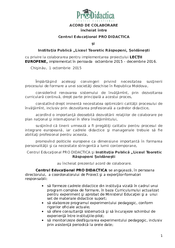 (DOC) ACORD DE COLABORARE