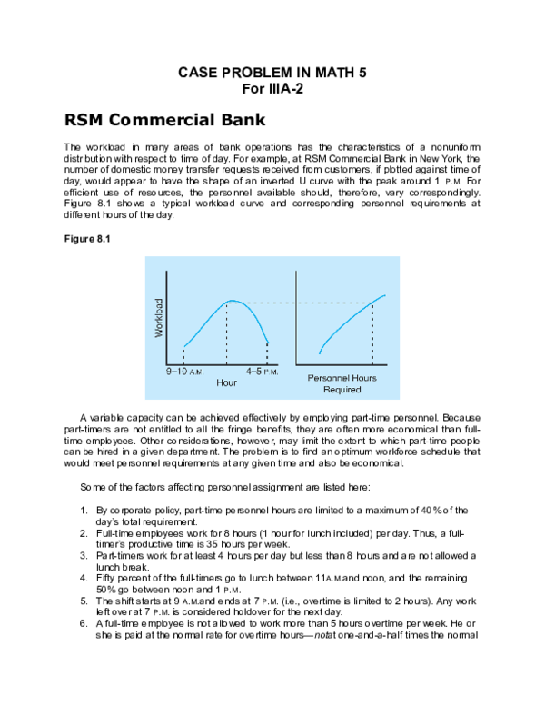 (DOC) CASE PROBLEM IN MATH 5 For IIIA-2 RSM Commercial Bank