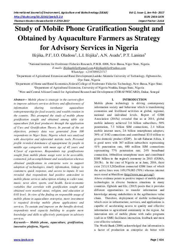 impact factor thomson reuters 2017