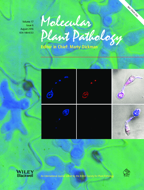 (PDF) Molecular Plant Pathology Editor in Chief: Marty Dickman ...