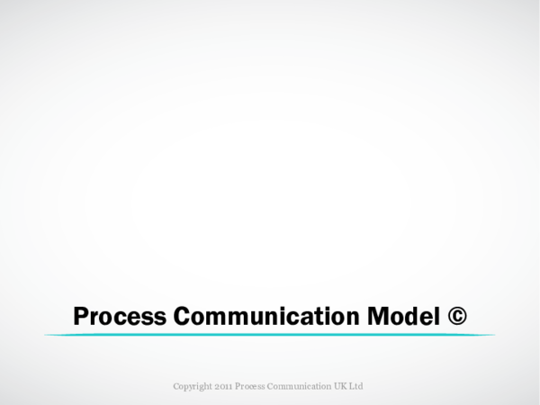 (PDF) The Process Communication Model