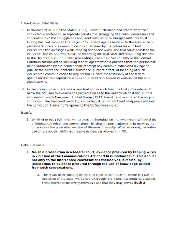 (DOC) Evidence Case Digest