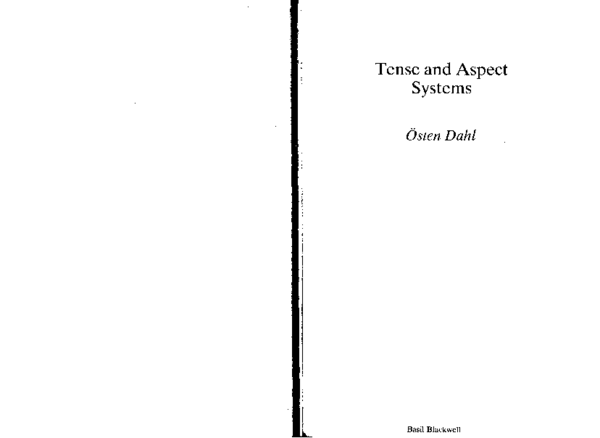 (PDF) Tense and Aspect Systems