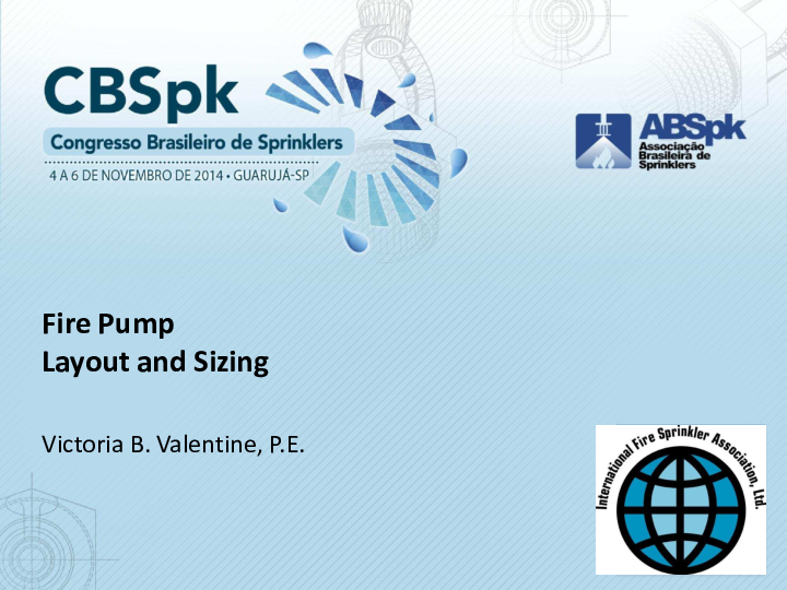 (PDF) Fire Pump Layout and Sizing