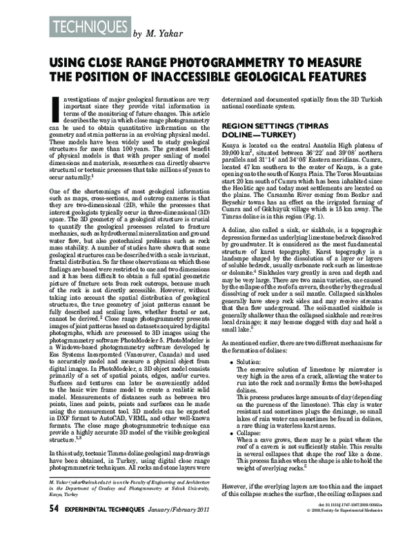 (PDF) Using Close Range Photogrammetry to Measure the Position of ...
