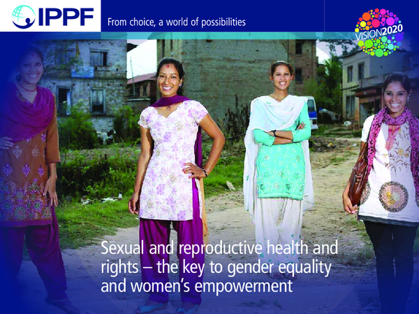 (PDF) Sexual and reproductive health and rights – the key to gender ...