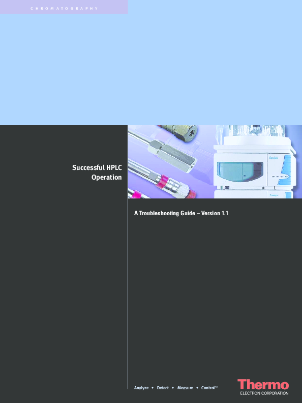(PDF) Successful HPLC Operation A Troubleshooting Guide – Version 1.1