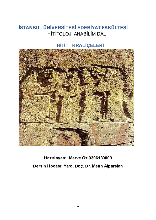 (DOC) Hitit Kraliçeleri.docx