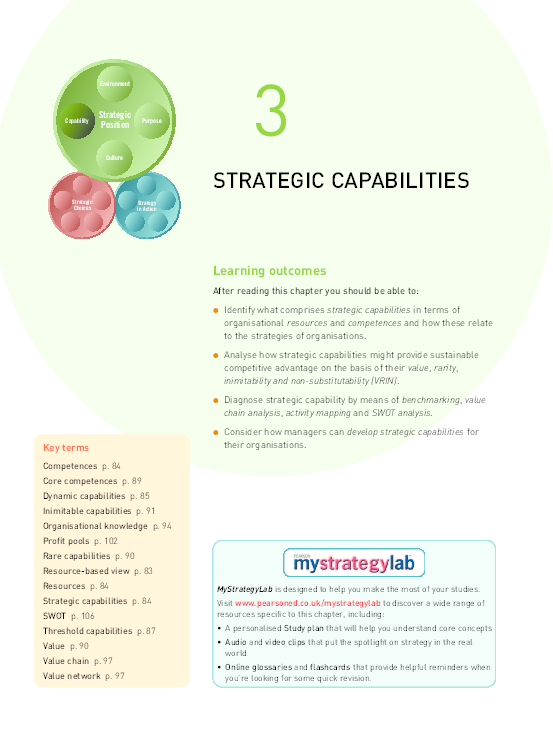 (PDF) 3 STRATEGIC CAPABILITIES Learning outcomes