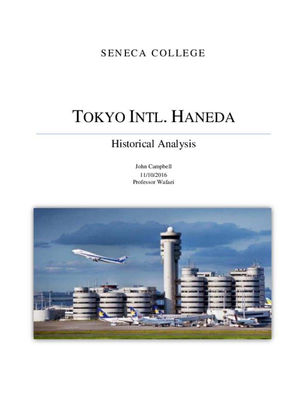 (PDF) TOKYO INTL. HANEDA Historical Analysis