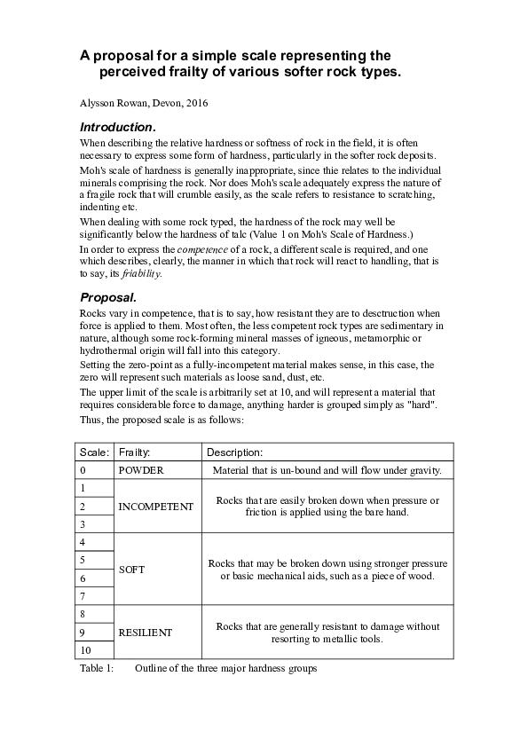 (DOC) A proposal for a simple scale representing the perceived frailty ...