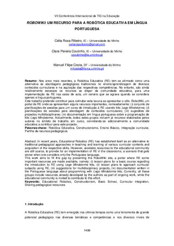 (PDF) Robowiki: um recurso para a robótica educativa em língua portuguesa