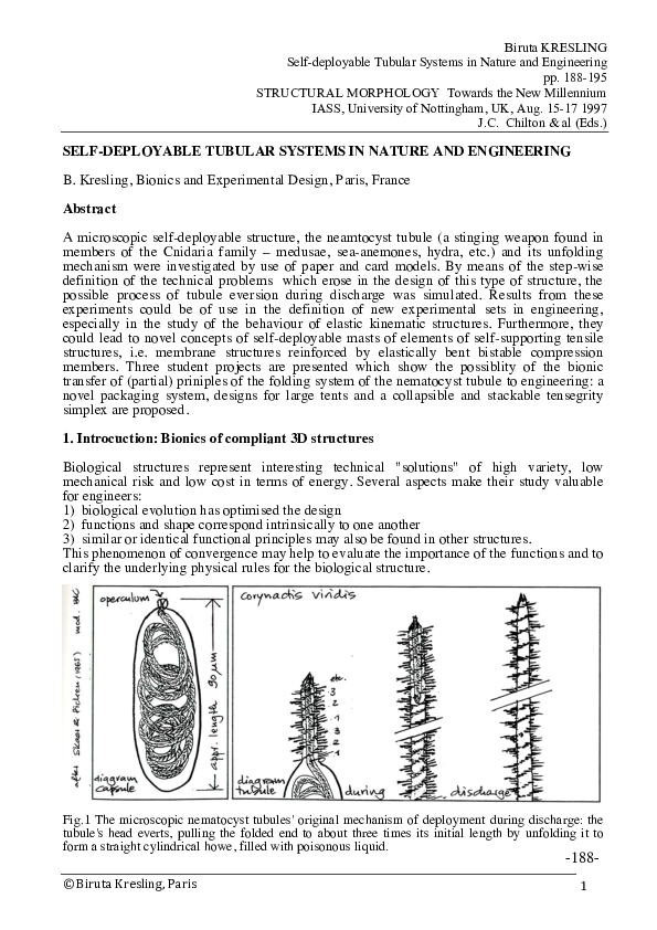 (PDF) Self-deployable tubular systems in nature and engineering