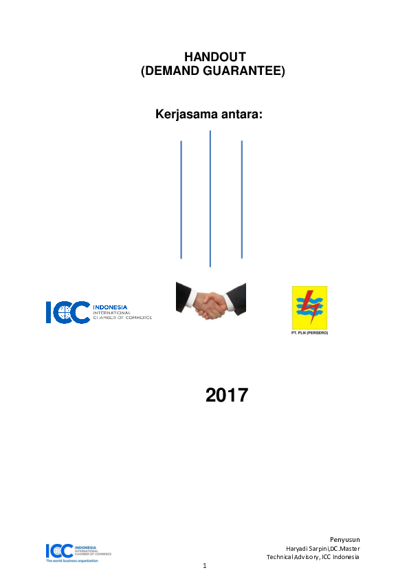 (PDF) HANDOUT (DEMAND GUARANTEE