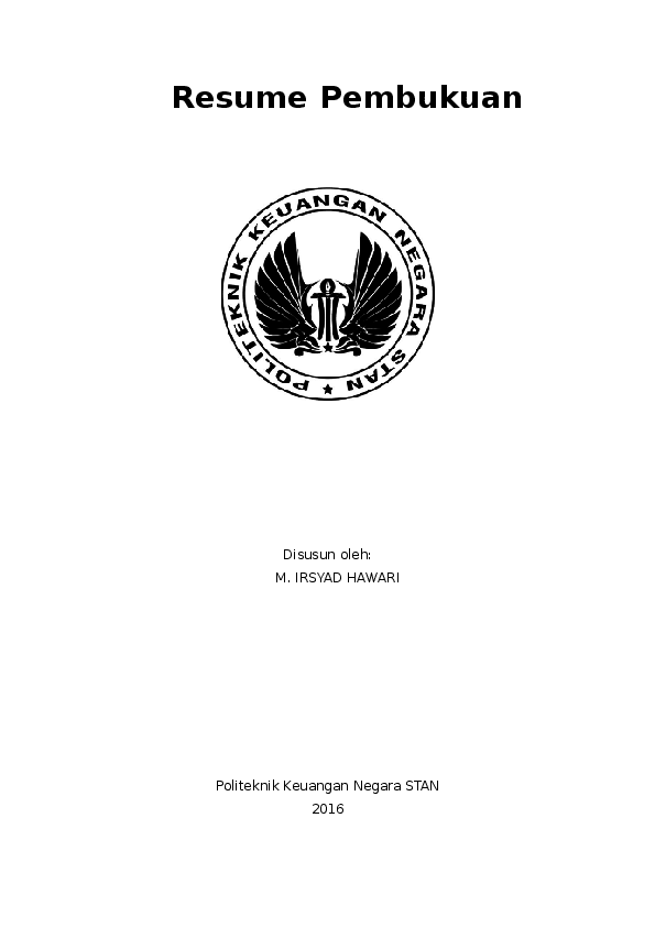 (DOC) Resume Pembukuan