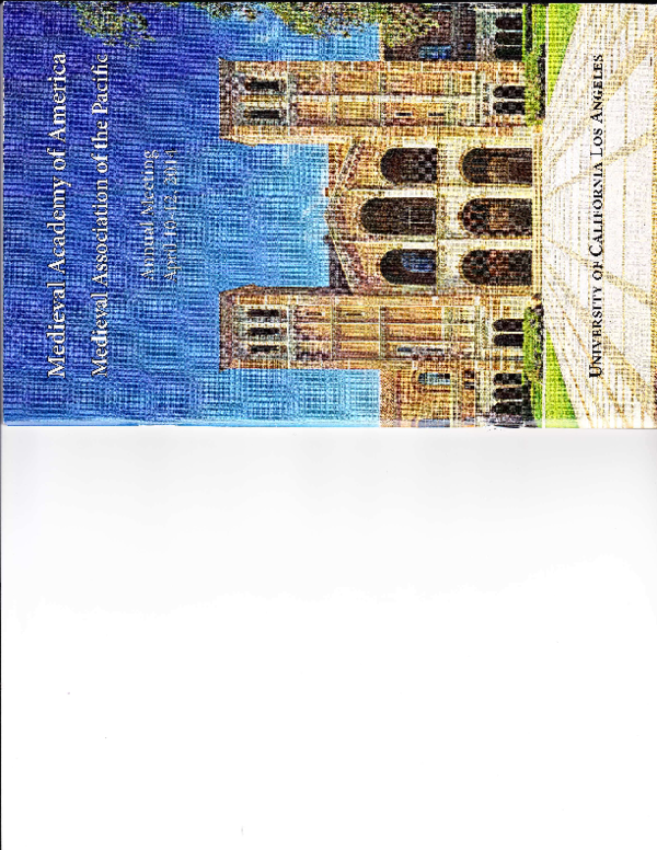 (PDF) 48th Annual Conference of the Medieval Association of the Pacific ...