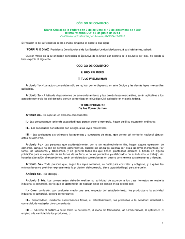 (PDF) CODIGO DE COMERCIO | Andrez Cruz - Academia.edu