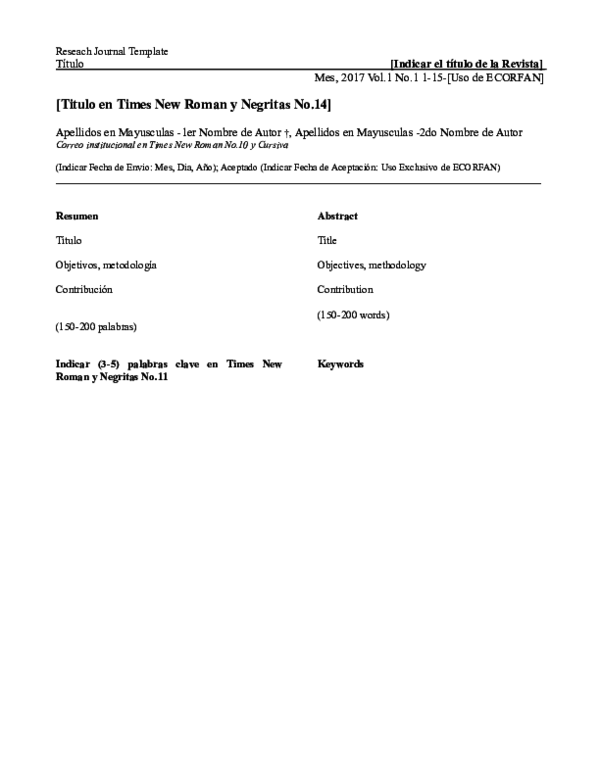 (DOC) Formato para resumen | Juan Francisco Camacho Ramírez - Academia.edu
