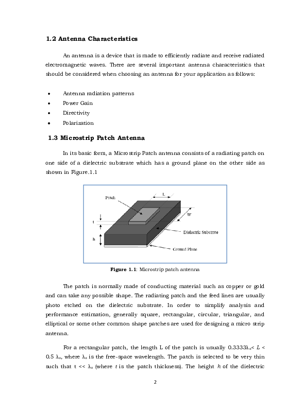 (PDF) 2 Antenna Characteristics