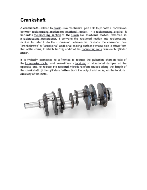 (DOC) Crankshaft