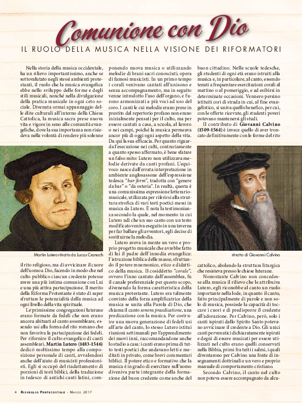 (PDF) RUBEN SPECCHI, "Comunione con Dio. Il ruolo della musica nella ...