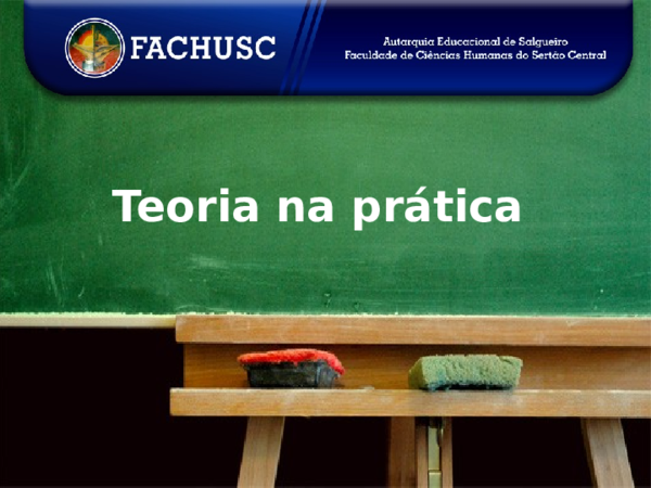 (PPT) Teoria na prática