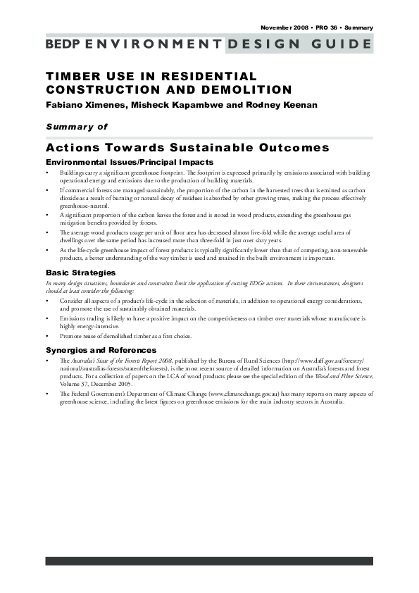 (PDF) BEDP Environment Design Guide