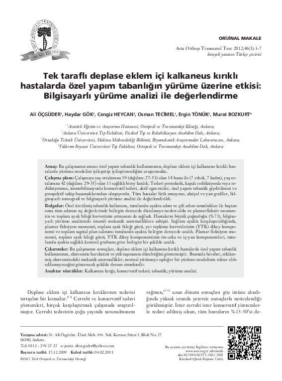 (PDF) Effects of custom-made insole on gait pattern of patients with ...
