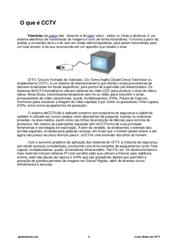 (PDF) O que é CCTV