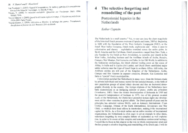 (PDF) Esther Captain (2017), ‘The Selective Forgetting and Remodeling ...