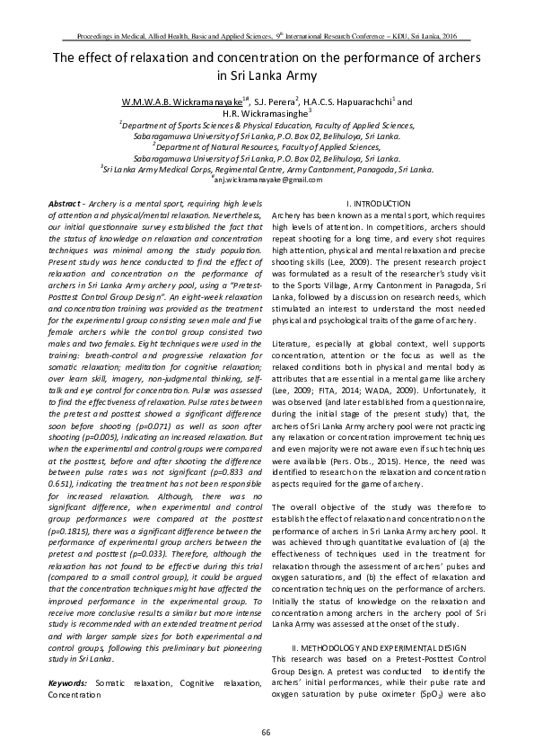 (PDF) The effect of relaxation and concentration on the performance of ...