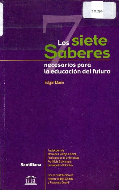 (DOC) Morin 7 saberes