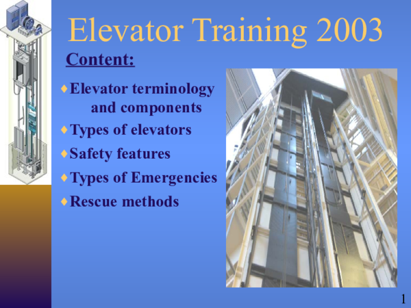 (PPT) Elevator