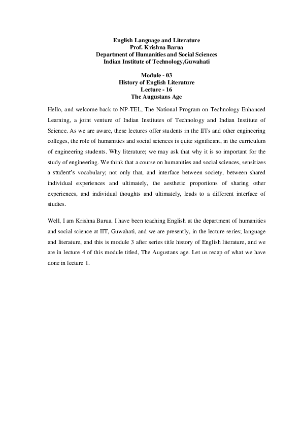 (PDF) English Language and Literature