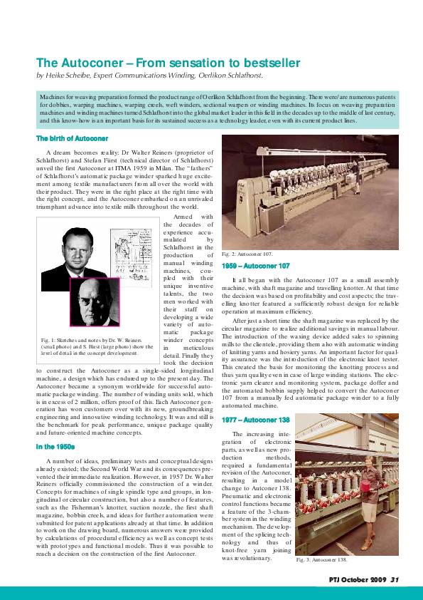 (PDF) The birth of Autoconer