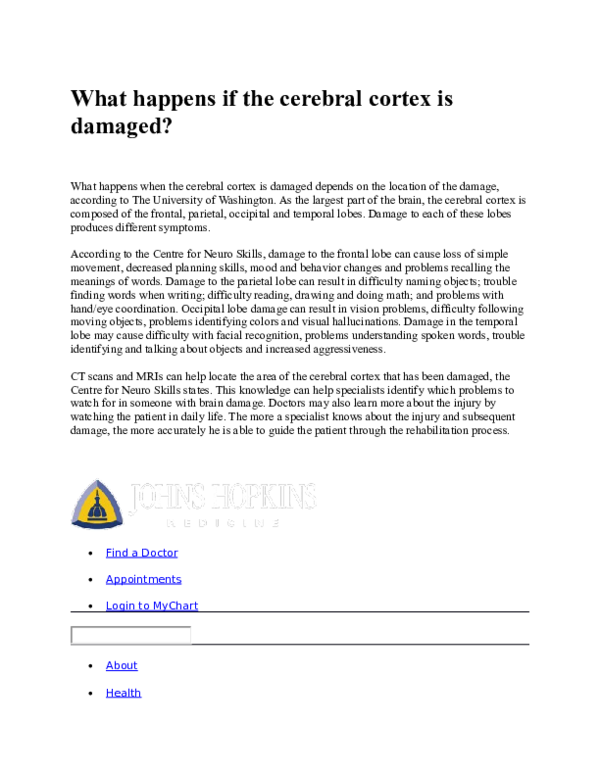 (DOC) Cerebral Cortex Damage Analysis