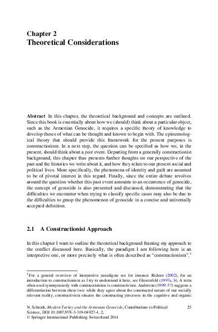 (PDF) Theoretical Considerations